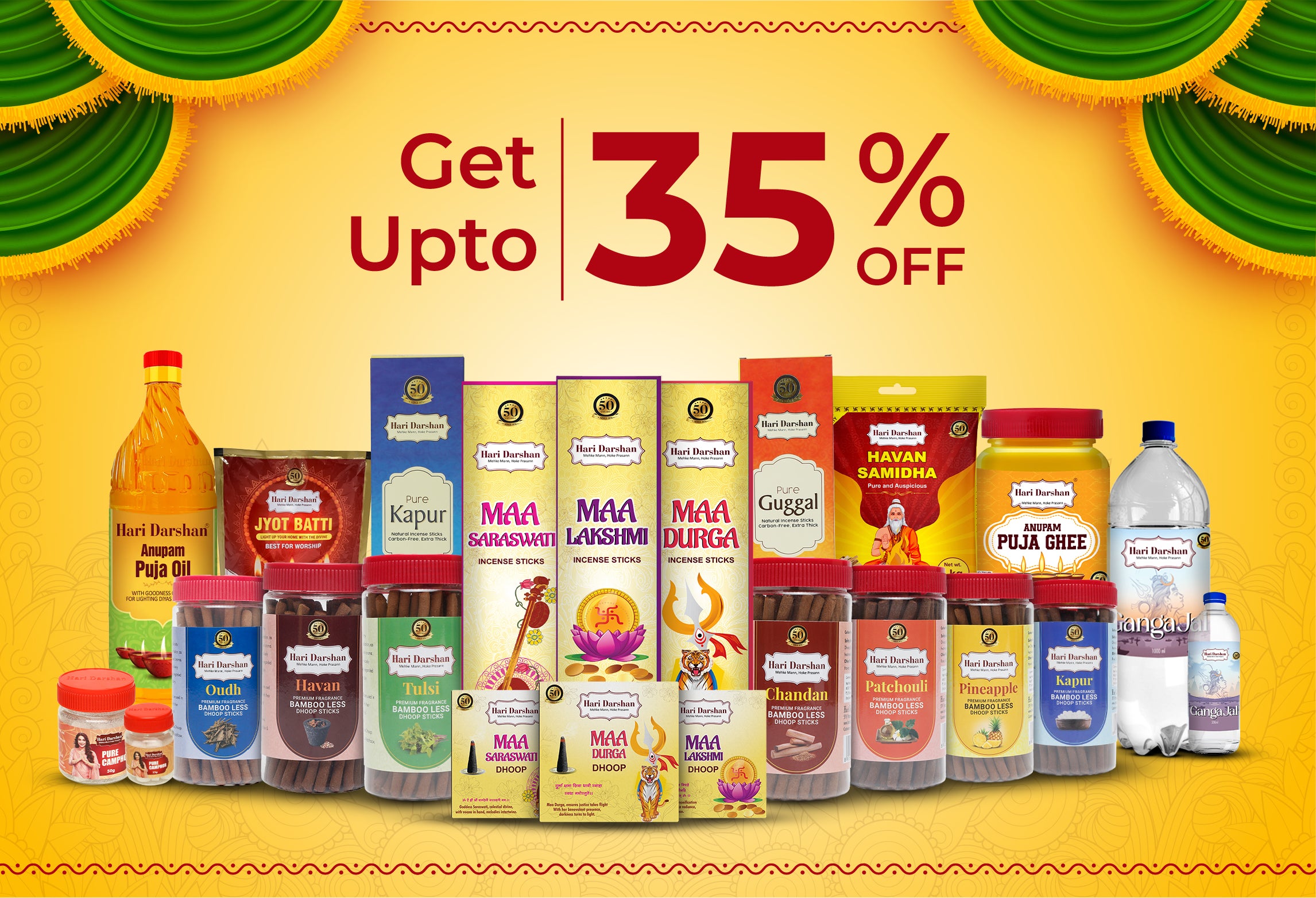 Hari Darshan Agarbatti, Dhoop, Chandan Tika & Hawan Samagri